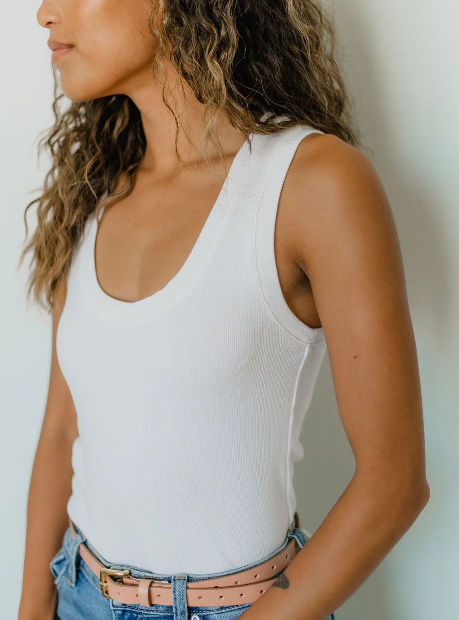 Essential Ribbed Tank – SANITY