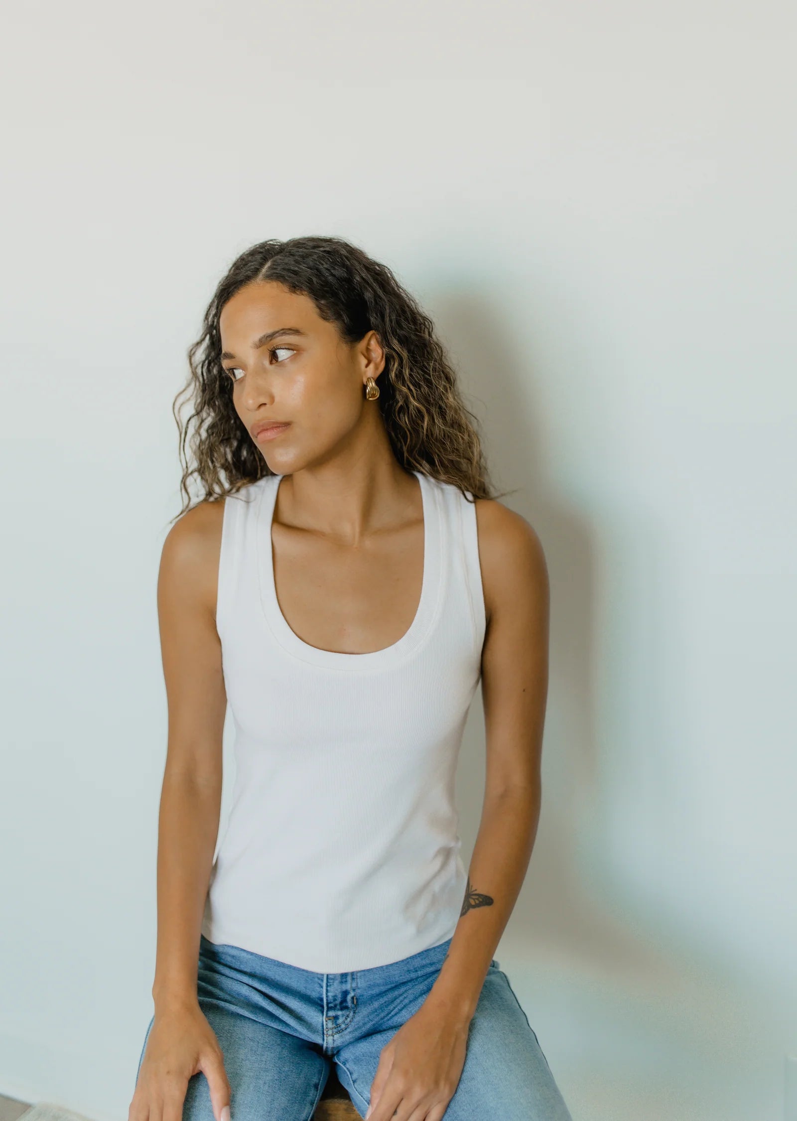 Essential Ribbed Tank – SANITY
